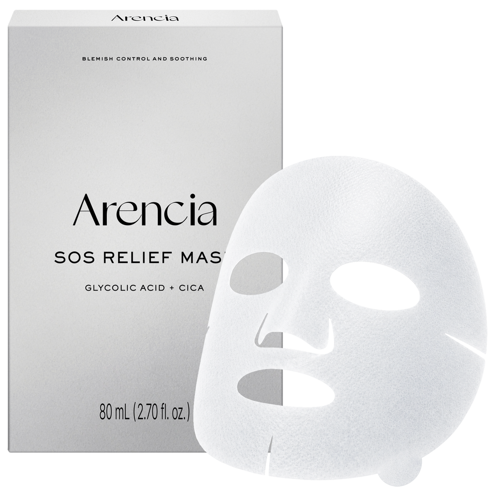 SOS Relief Mask, Pore Reset Sheet Mask for Clogged & Acne-Prone Skin w ...